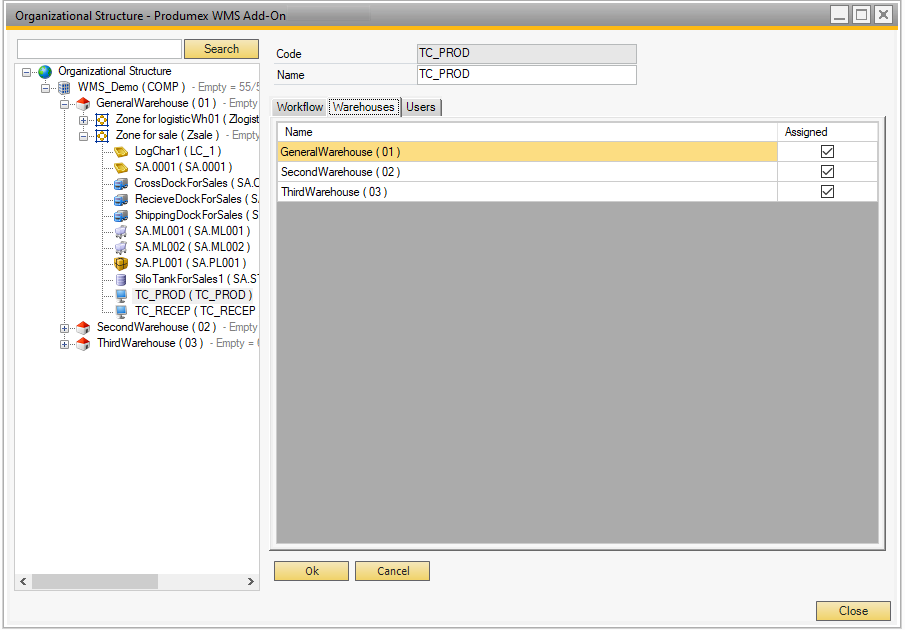 3. Organizational Structure Element Settings []
